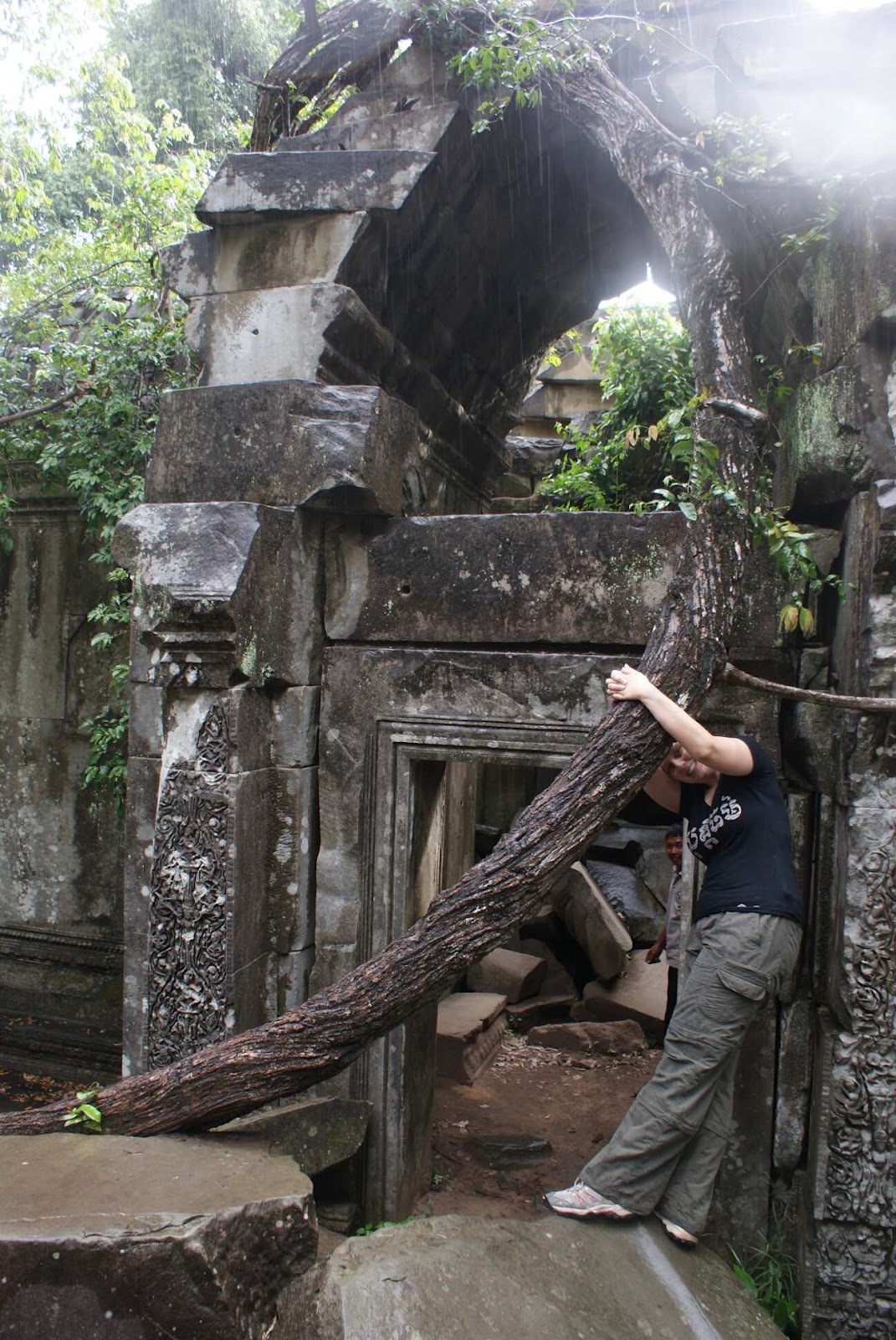 Michelle and Gareth's travel blog: The Indiana Jones temple - climbing ...