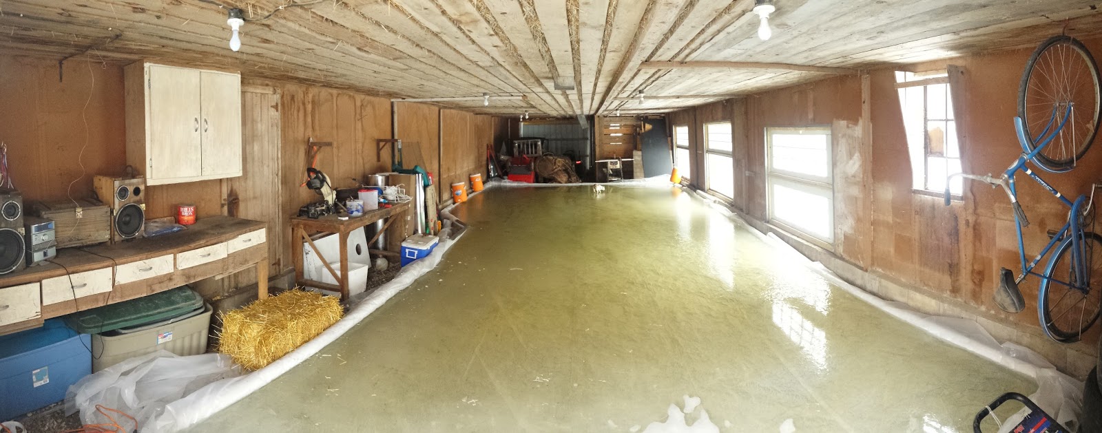 ride on purpose: Barn Hockey Rink