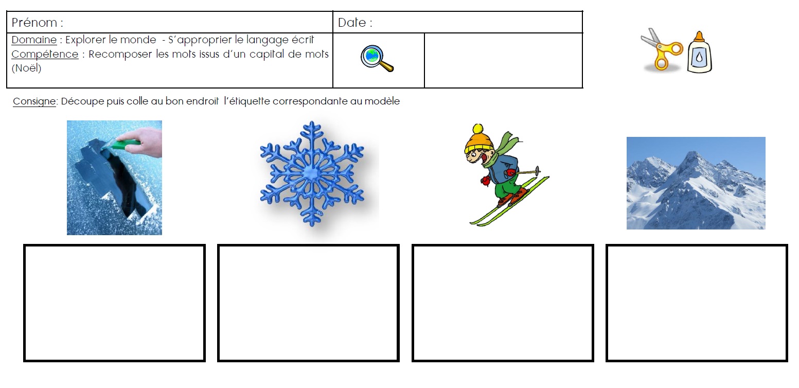 Les jeux de Jean Noël : Dossier de l'hiver en maternelle : ateliers et ...
