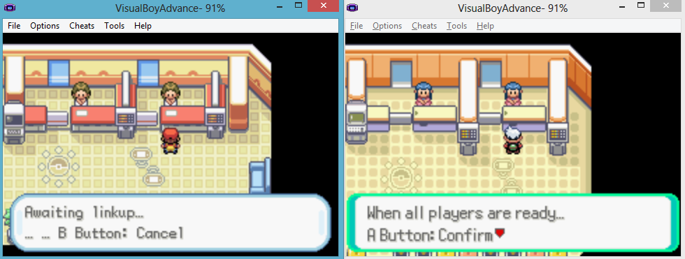 Cara Trade Pokemon berbasis GBA dengan VBA Link dalam 1 PC