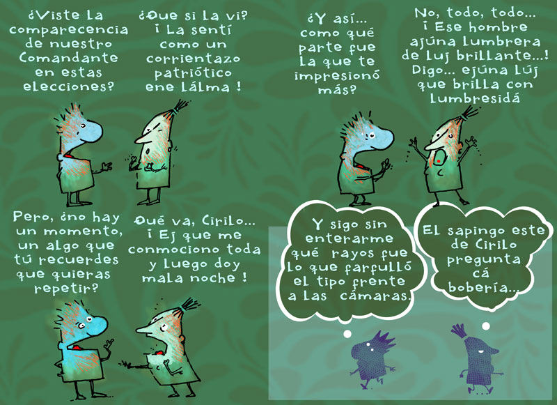 Entendiendo el caos: Cirilo, Clara et al.