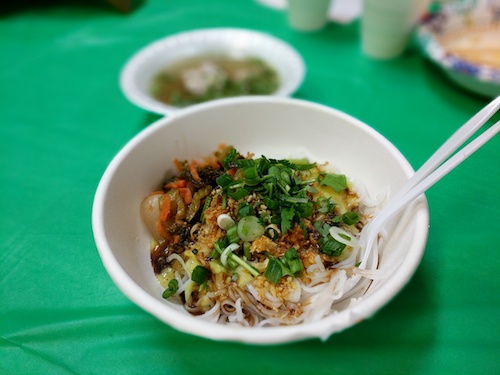 Possibly the fastest selling item was the black sticky rice dessert ($4 ...