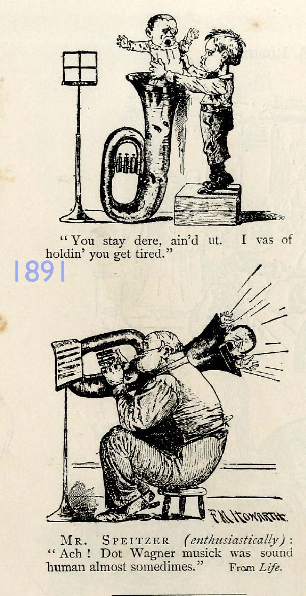 Cartoon Cliche Primer: Playing Wagner 1893