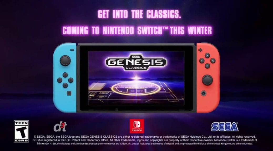 SEGA Genesis Classics é anunciado para o Switch - Nintendo Blast