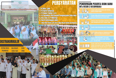 Contoh Brosur PPDB MTsN 2 Kotamobagu
