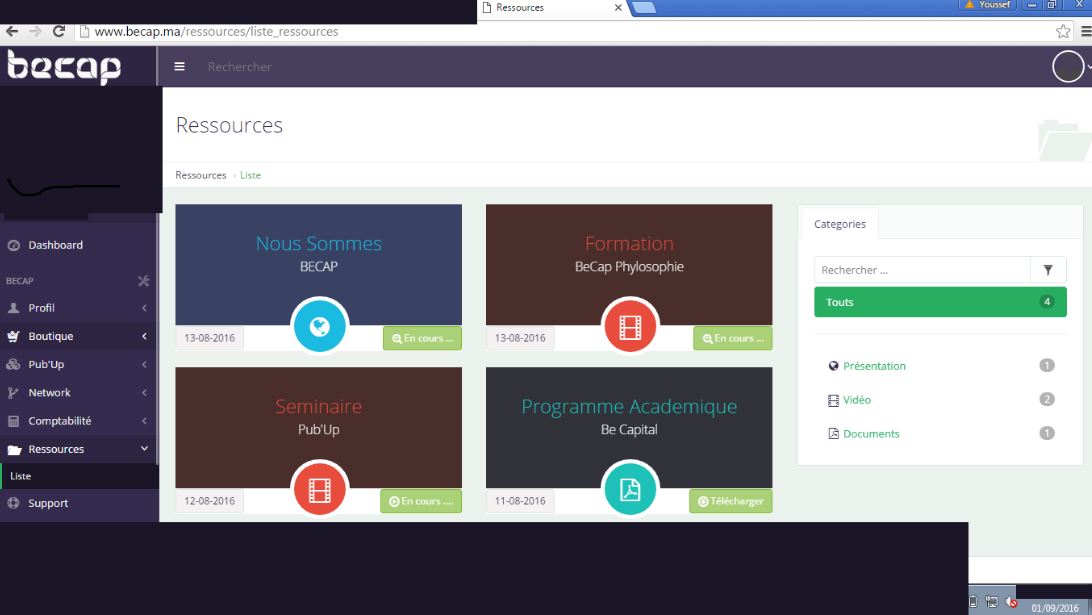 Services Marrakech 2022: Trace des tests d'intrusion 01 Sep 2016 BECAP ...