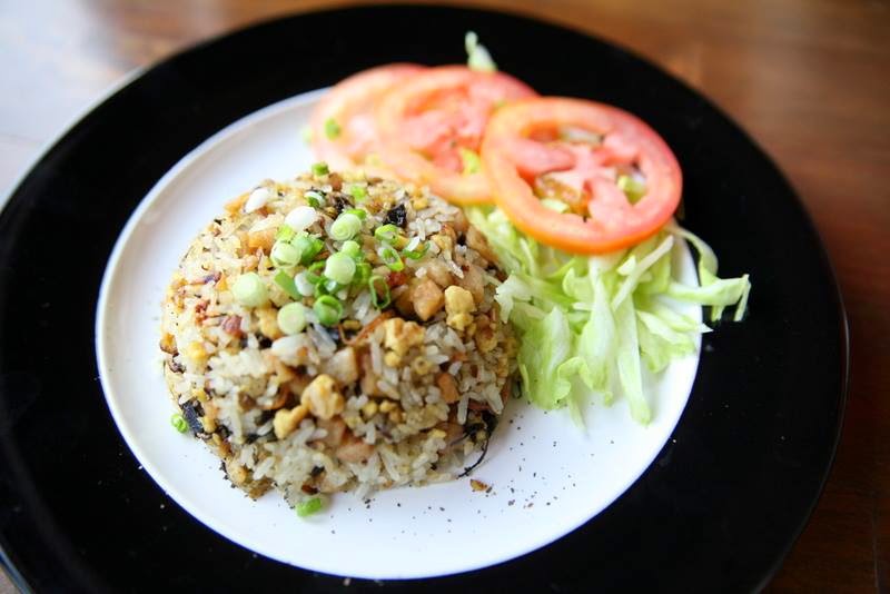 Preserved Olive Vegetable Fried Rice by Krystal Yeo