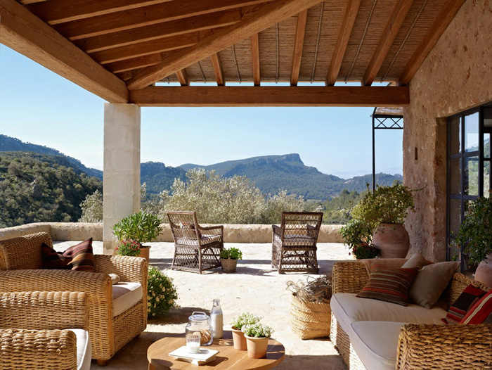 ESTILO RUSTICO: Semicubiertos en el Estilo Rustico