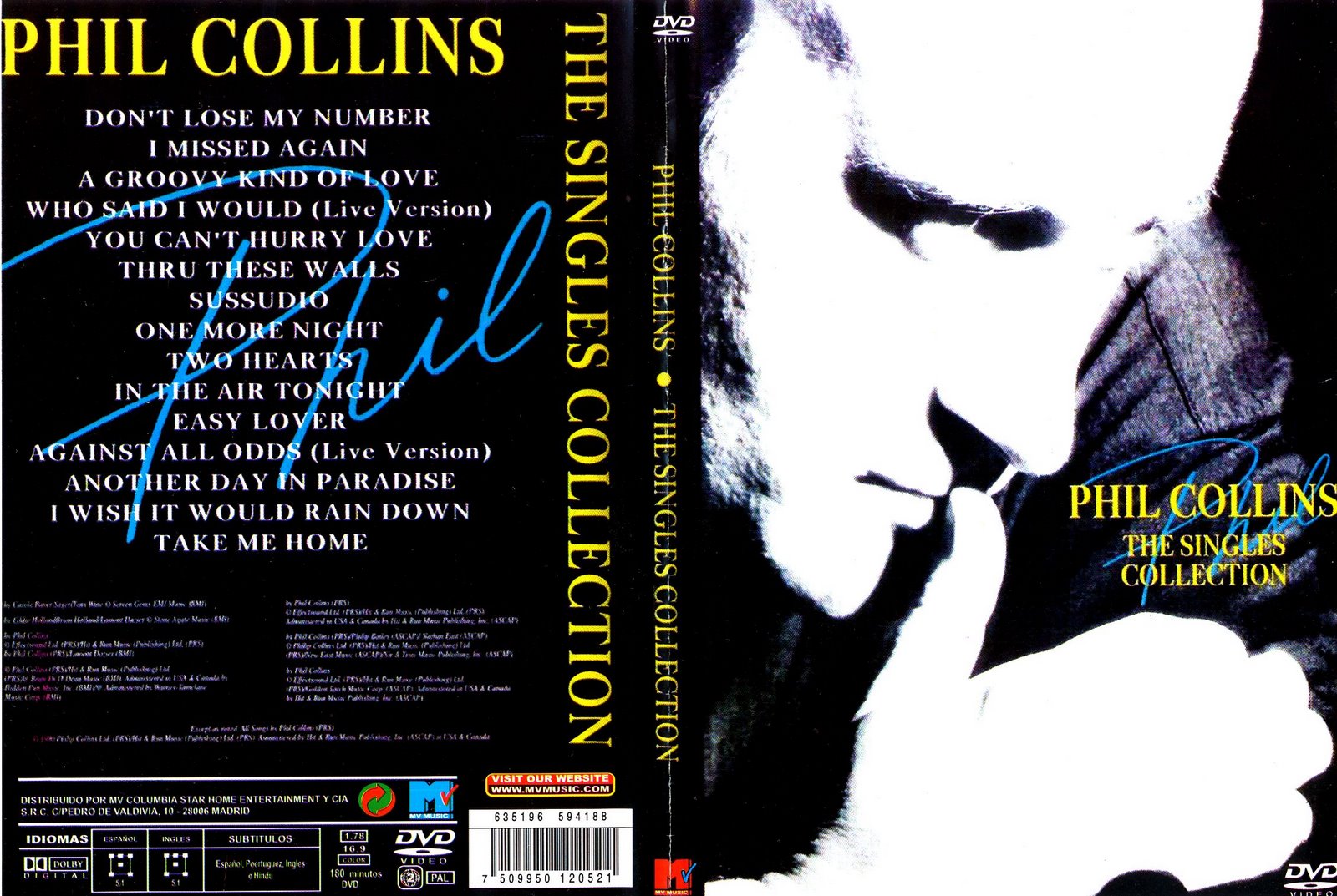 Videos Músicales: Phil Collins: The Singles Collection (1991)