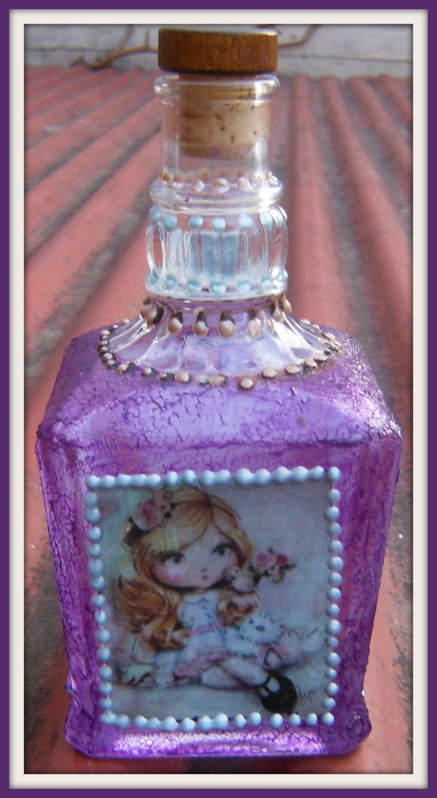 lila365idees: ΤΕΤΡΑΠΛΕΥΡΟ ΜΠΟΥΚΑΛΙ ΚΑΡΑΦΑ (QUADRILATERALS BOTTLE AS JAR)