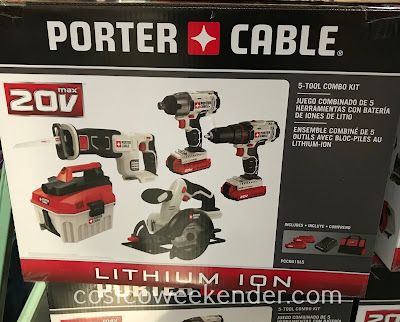 Porter Cable 5-Tool Combo Kit | Costco Weekender