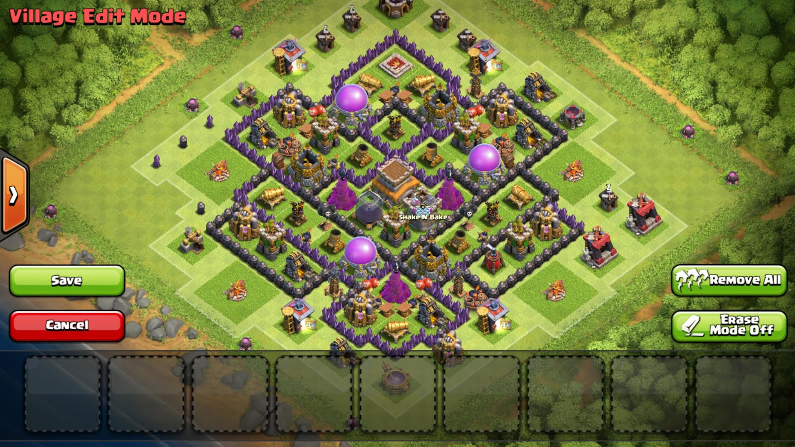 Libertarios Clash of Clans: Diseños aldea Th8