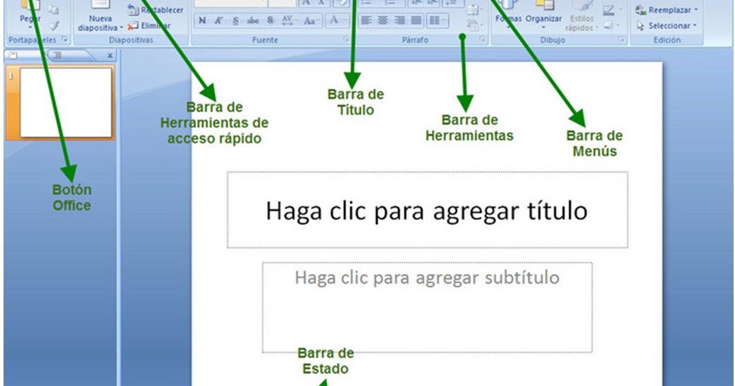Alvaro: Partes de Powerpoint