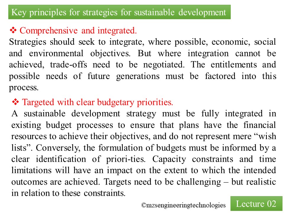 Civil Engineering Study Portal (UG): Sustainable Development