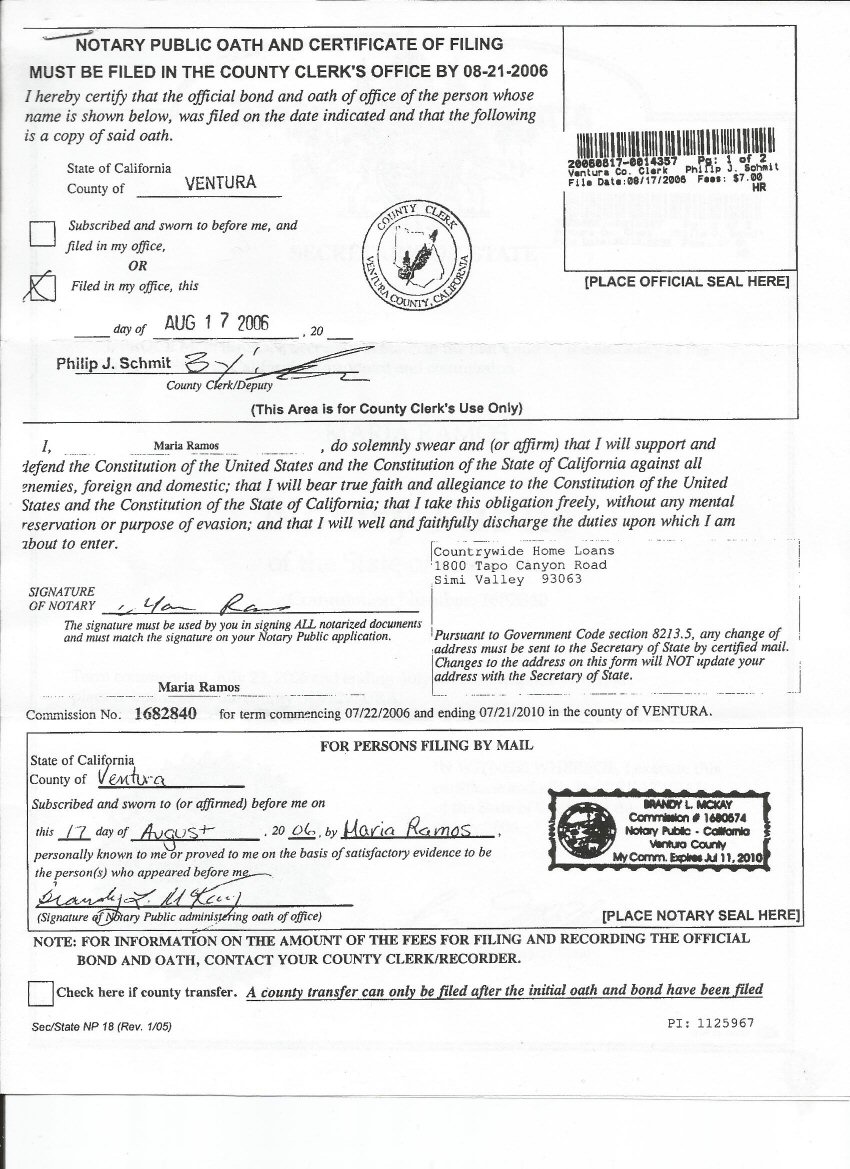 For The People...: Real Signatures