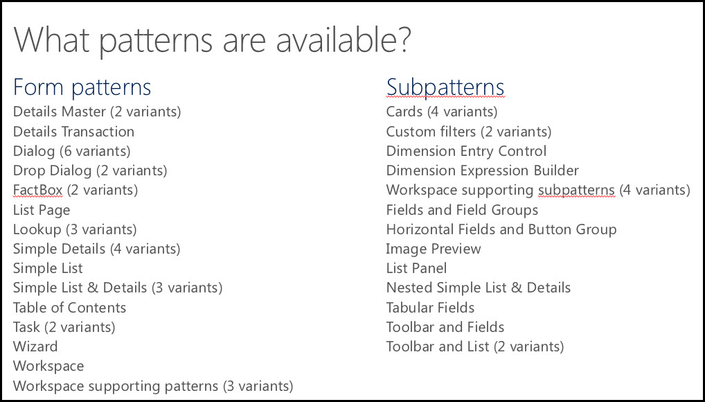 My AX Musings: What are you waiting Form, check out Patterns in the NEW AX