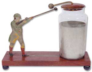 Electrónica: Nacimiento del condensador. La botella de Leyden