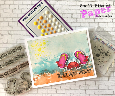 YNS Blog Hop - Flippin' Fabulous | Small Bits of Paper