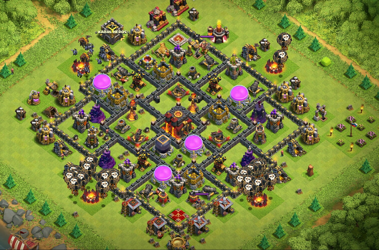 Best Clsah Of Clans War Bases - COC Layouts, Clash Of Clans War Layouts ...