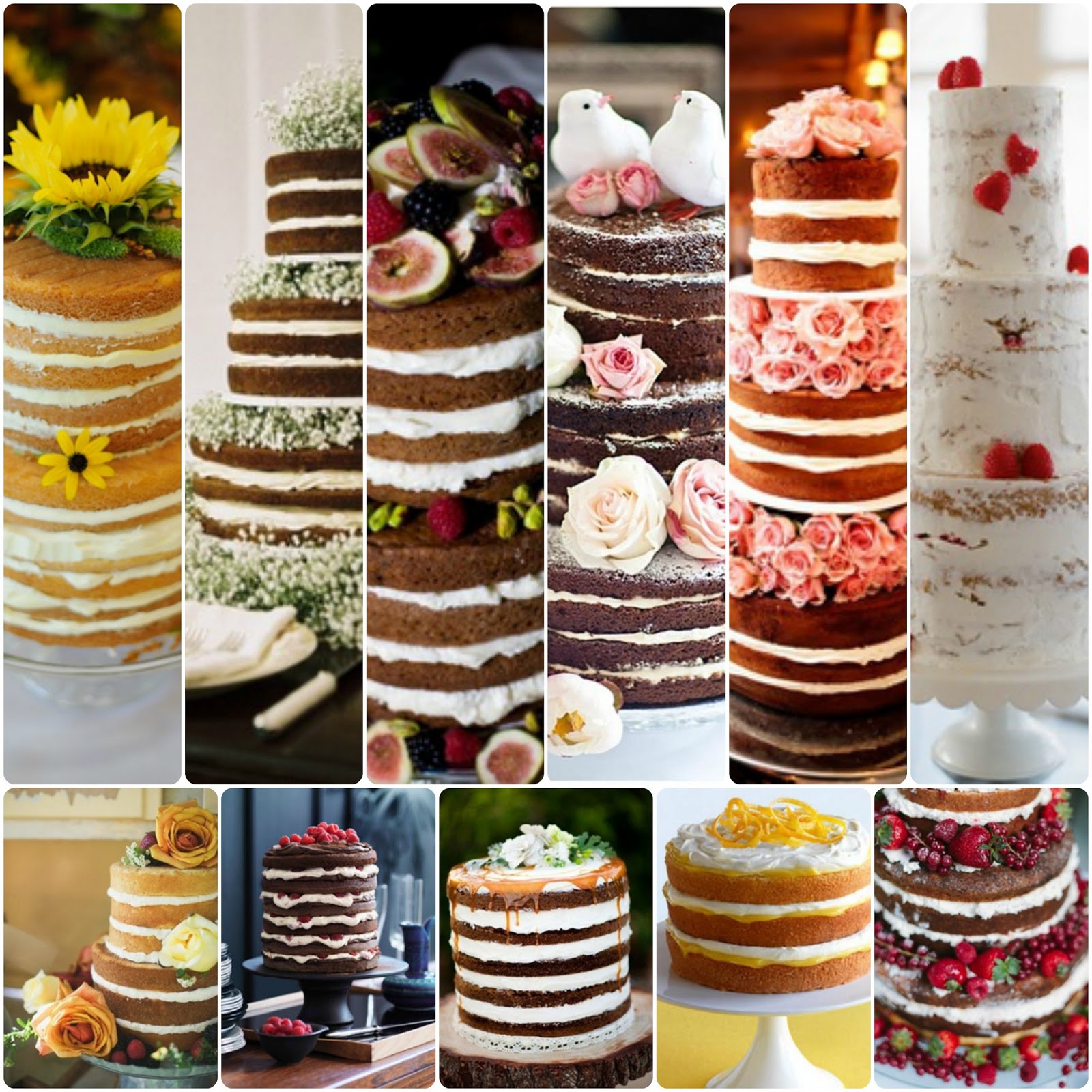 Tallulah's Bakery: All The Pretty Pins: Naked Cakes