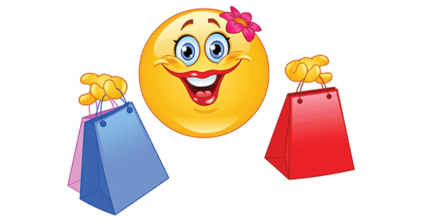 Shopping Smiley | Symbols & Emoticons