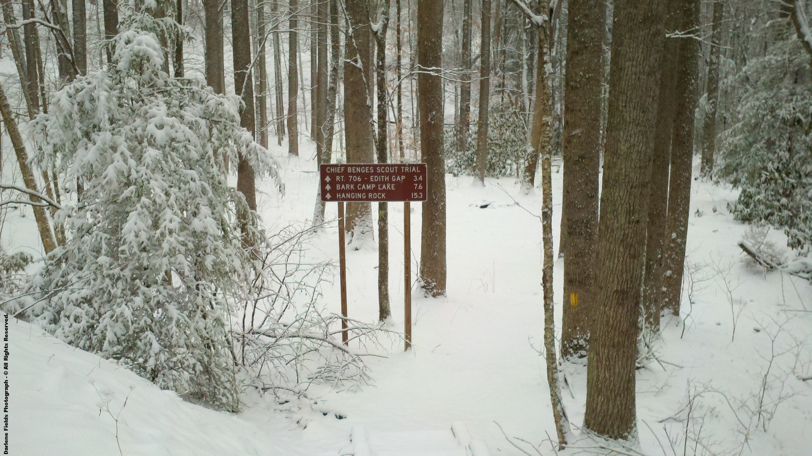 The High Knob Landform: March 2011 Ends Wet & Wintry