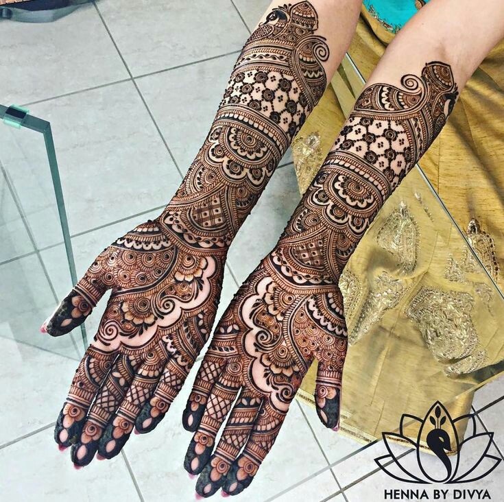 35 Gorgeous Bridal Mehndi Designs for Full Hands || Dulhan Mehndi ...