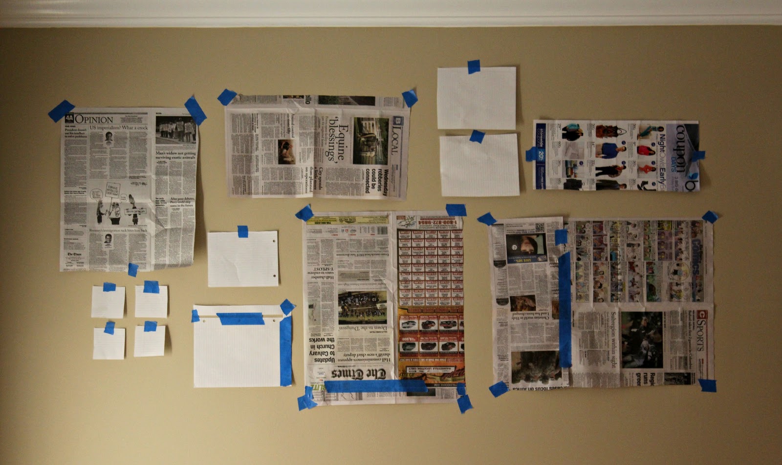 Ten June: Living Room Tweak List: A Gallery Wall