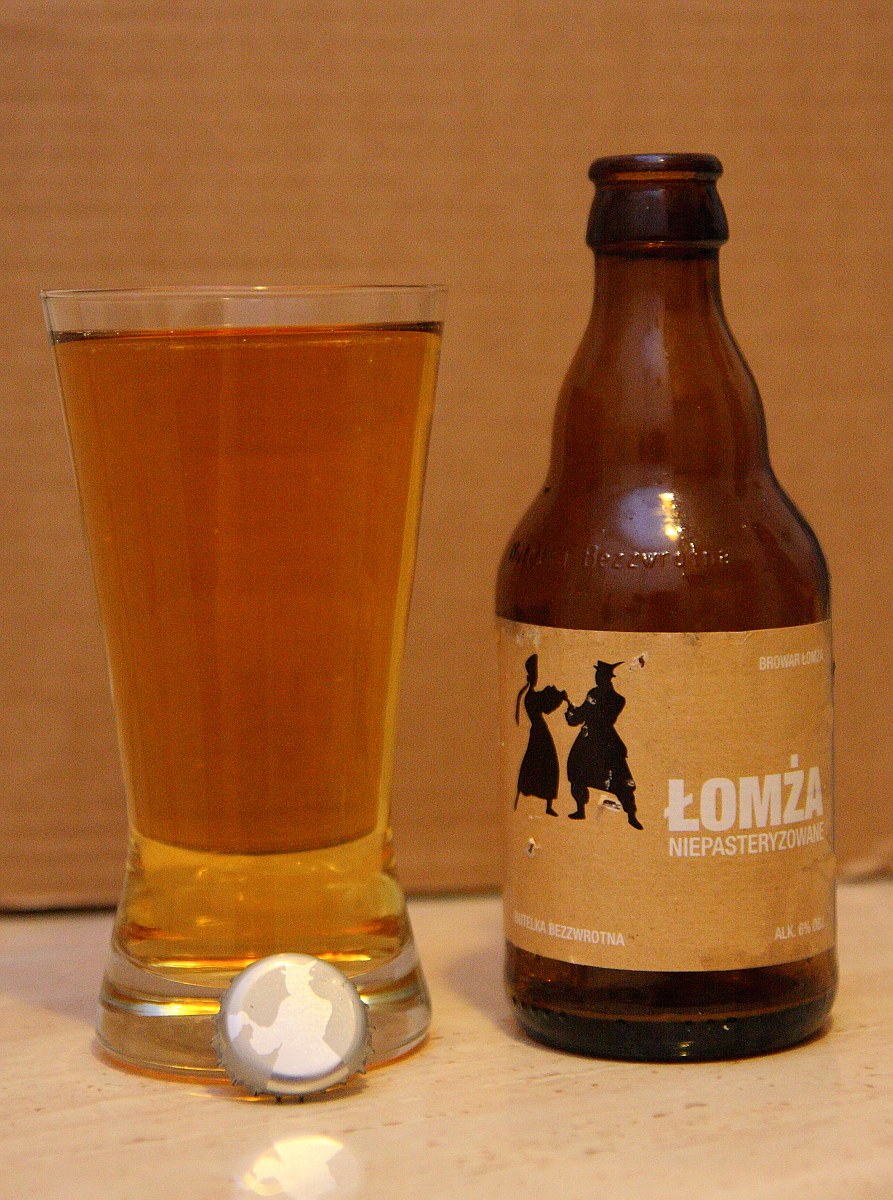 Łomża niepasteryzowane – bączek z hipermarketu ~ Kocham Piwo