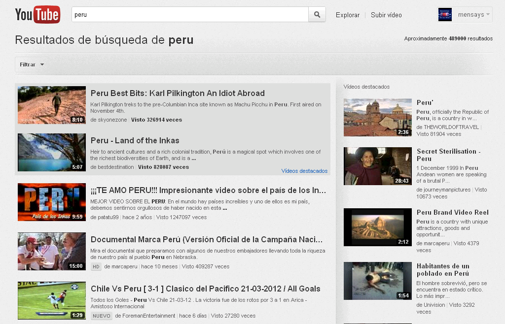 Secretos de la web: Google lanza Youtube Perú