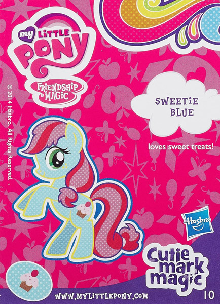 MLP Sweetie Blue Blind Bag Cards | MLP Merch