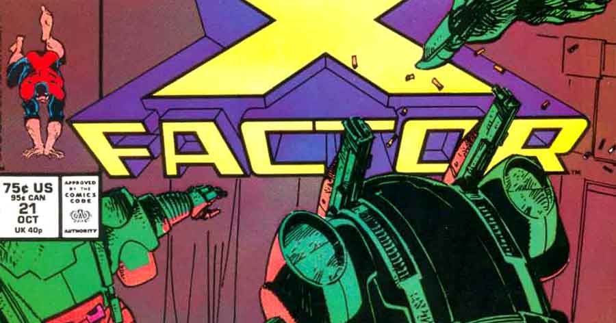 X-Factor #21 - Walt Simonson art & cover - Pencil Ink