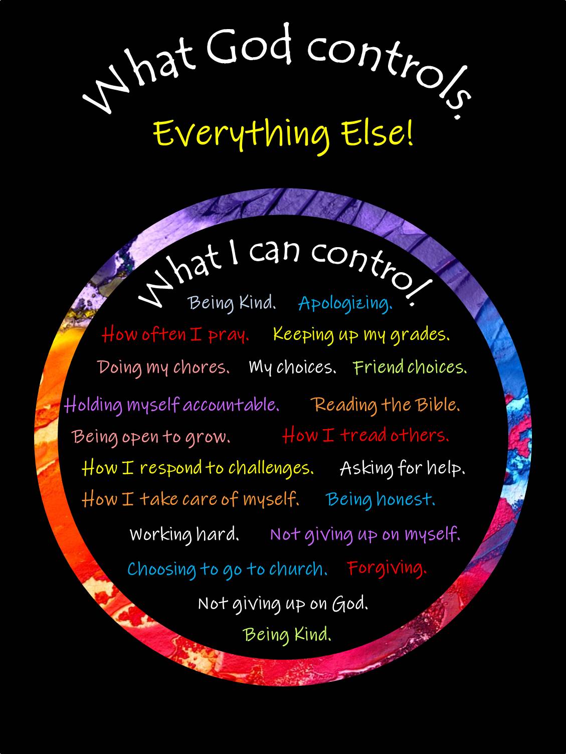 Carpenter's Ministry Toolbox: H.S. ACTIVITY: God is in Control