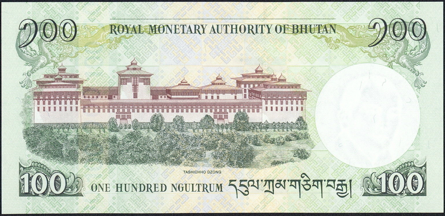 My Currency Collection: Bhutan Currency 100 Ngultrum banknote 2011 King ...