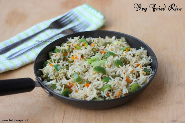Vegetable Fried Rice ~ Full Scoops - A food blog with easy,simple ...