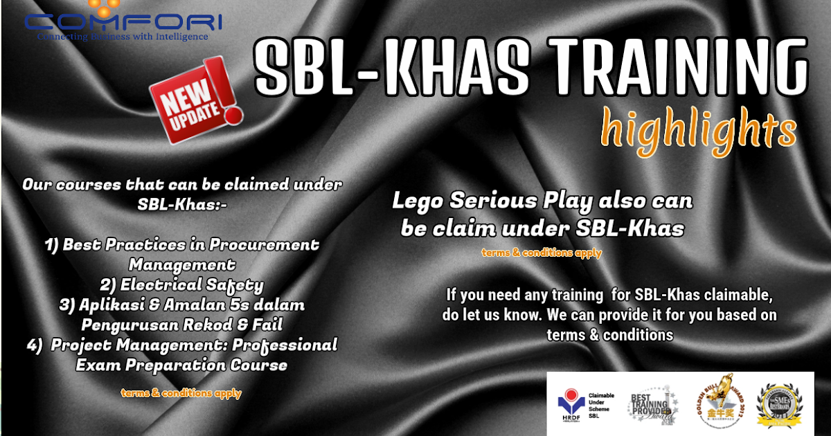 Still find training under SBL-Khas Claimable????Comfori here for you ...
