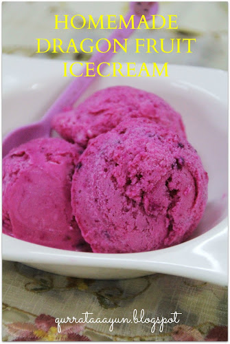 Life is a Constant Battle: Homemade Dragon Fruit Ice-Cream