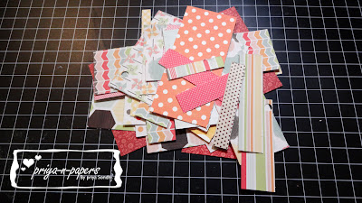 Crafters Corner : Different ways to use pattern paper scraps