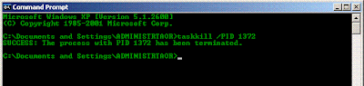 TaskKill: Kill a Process in Command Prompt in Windows 7/XP ...