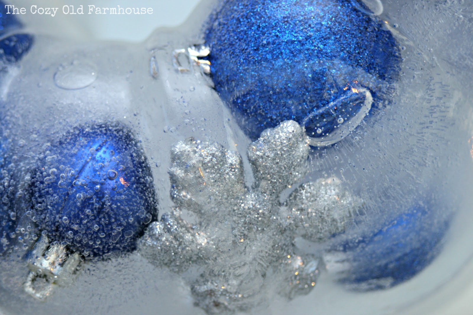 The Cozy Old "Farmhouse": A Winter Ice Wreath {with Tutorial}