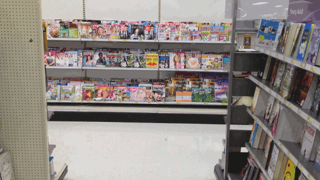 3D Stereoscopic Photography: Multi View Stereo - Magazine rack at Target