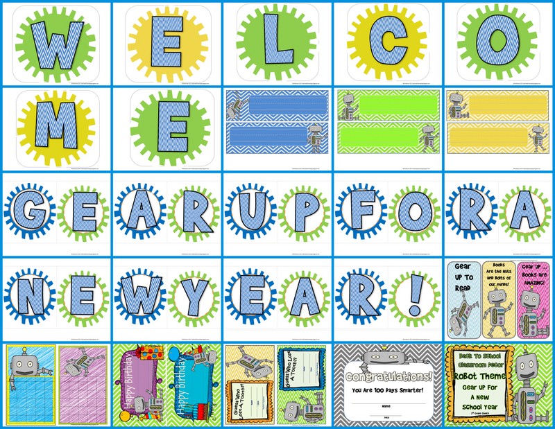 2nd Grade Glance: Check Out This Cool Robot Theme!