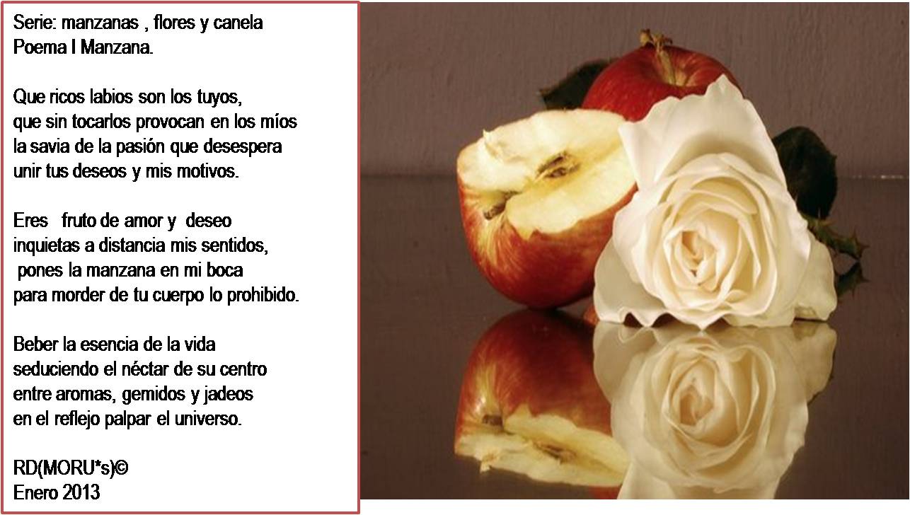 Letras Simbólicas: POEMA I MANZANA - Constantina Gomez Garcias
