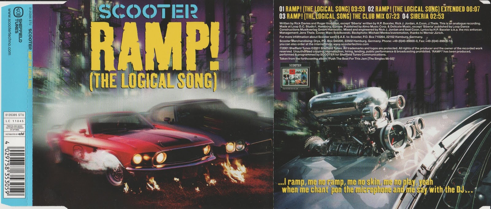 SCOOTER – RAMP! (THE LOGICAL SONG) (CDS 4tr) – Blog di Stefano Fiorucci