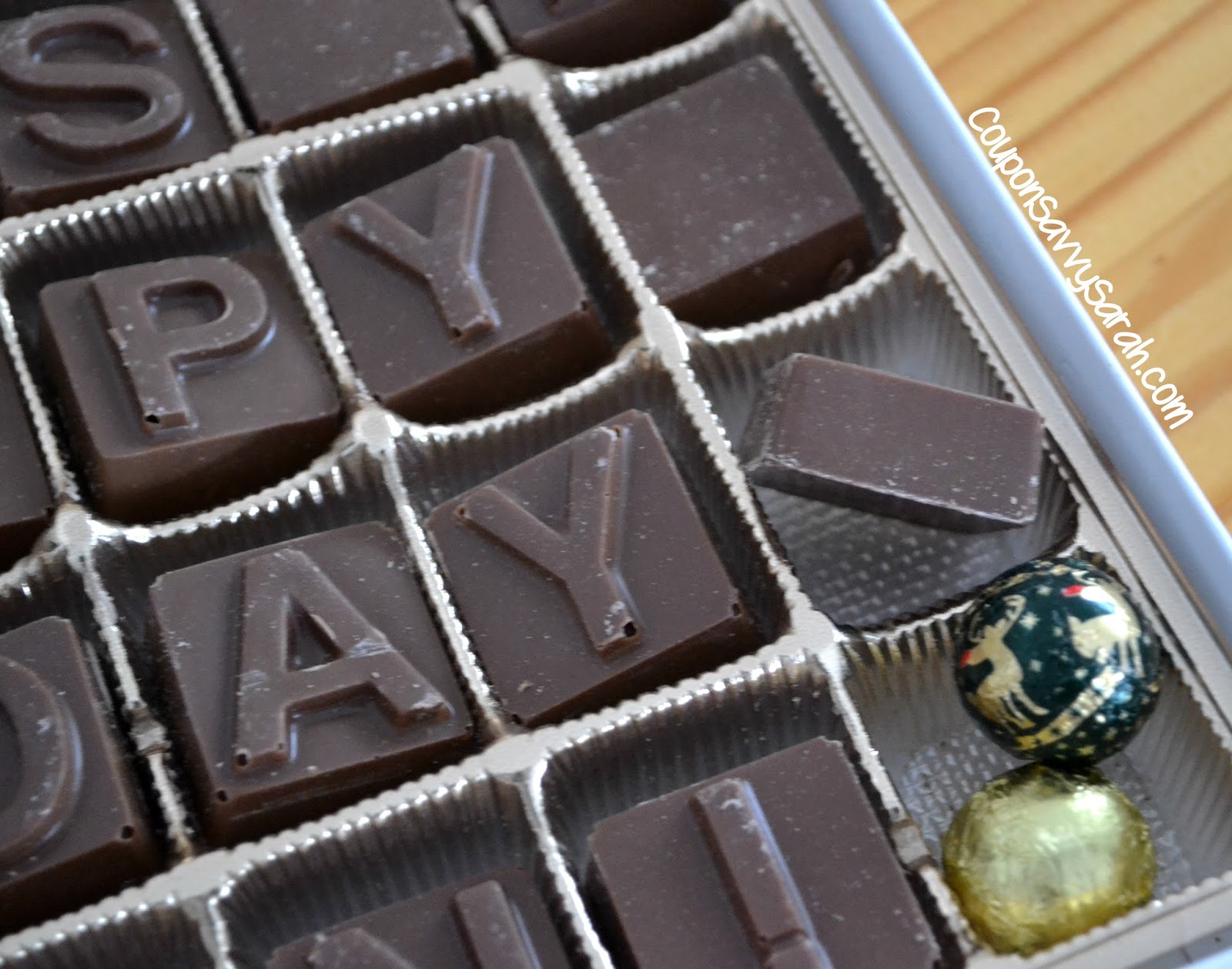 Coupon Savvy Sarah: Write your own Message in Chocolate with Chocolate ...