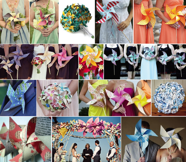 Ideas by Andrea: Flowerless Bouquet 7 - Balloons and Pinwheels