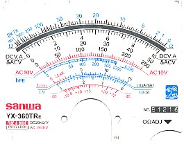 Garage Automotive: Cara Belajar dan Mengukur AVO METER ANALOG