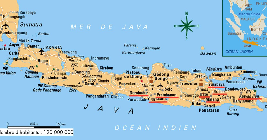 Les Delode en Indostralie: Carte Java