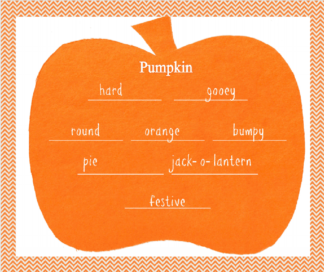 With a Faithful Heart: Little Ones Learning: Pumpkin Poems