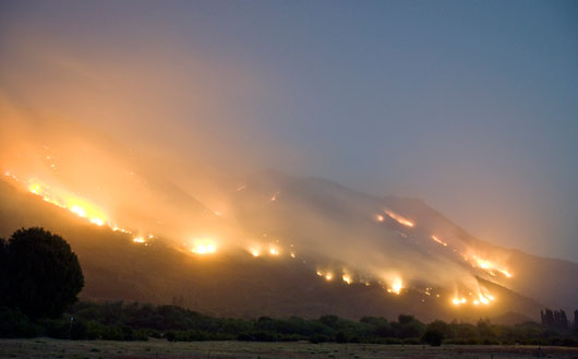 GEOPERSPECTIVAS - GEOGRAFÍA Y EDUCACIÓN: INCENDIO EN EL HOYO - CHUBUT